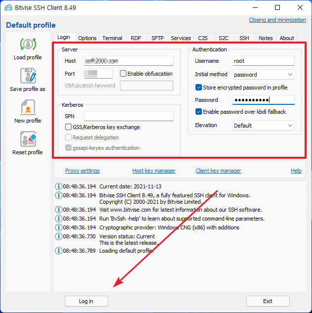 Bitvise SSH Client / 사용법 – MANUAL FACTORY