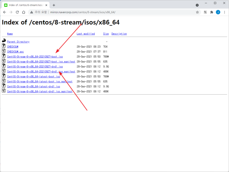 CentOS Stream 8 / 설치하기 – MANUAL FACTORY