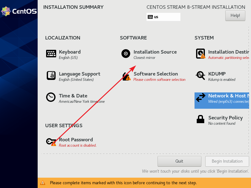 CentOS Stream 8 / 설치하기 – MANUAL FACTORY