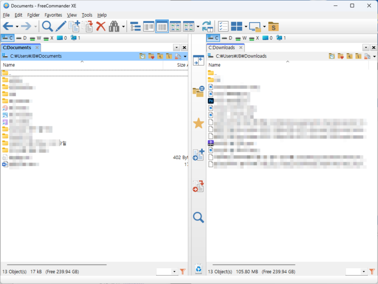 FreeCommander / 파일 관리 프로그램 / 소개 및 사용법 – MANUAL FACTORY