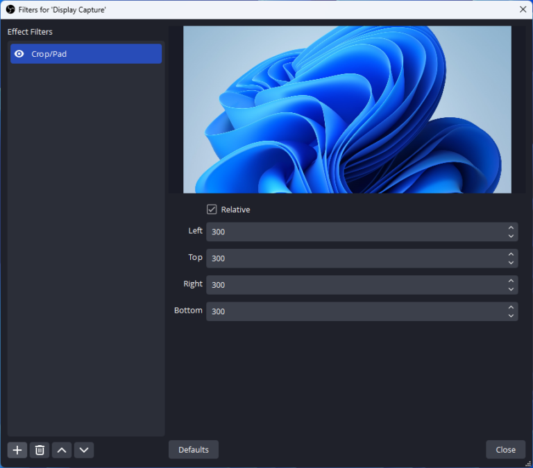 OBS Studio / 디스플레이 캡쳐 / 특정 영역 녹화하는 방법 – MANUAL FACTORY