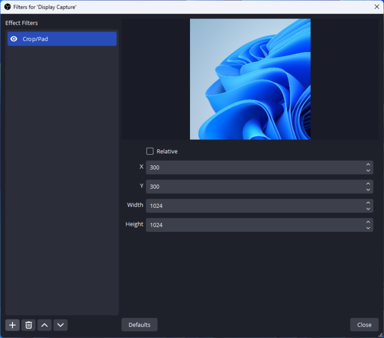 OBS Studio / 디스플레이 캡쳐 / 특정 영역 녹화하는 방법 – MANUAL FACTORY