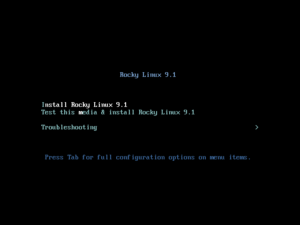 Rocky Linux 9 / 설치 – MANUAL FACTORY