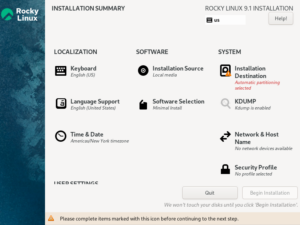 Rocky Linux 9 / 설치 – MANUAL FACTORY