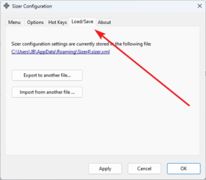 Sizer 4 / 윈도우 창 크기와 위치를 설정하는 프로그램 – MANUAL FACTORY