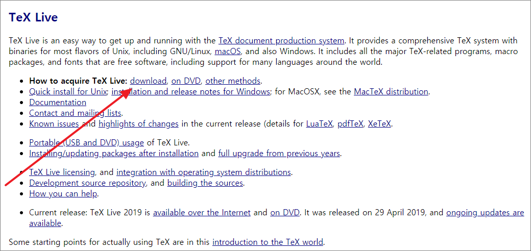 LaTeX / 윈도우에 TeX Live 설치하는 방법 – MANUAL FACTORY
