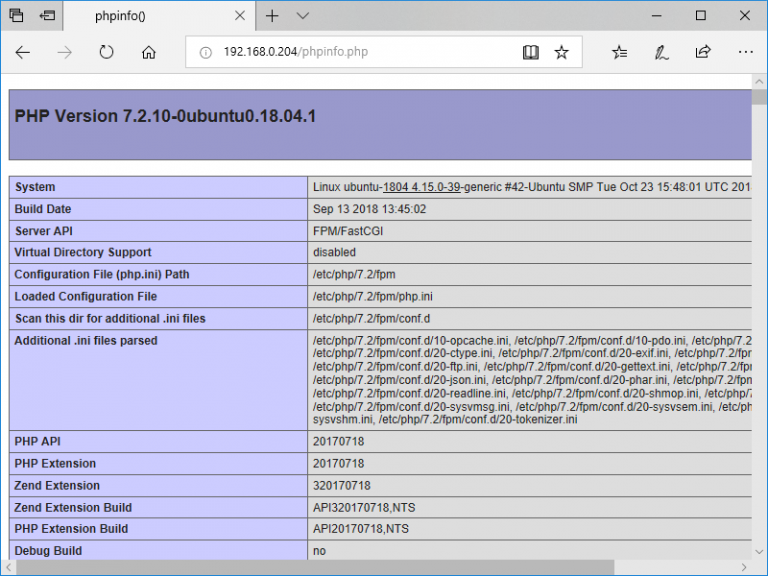 Ubuntu 18.04 Server / Nginx, PHP, MariaDB 설치하고 설정하기 – MANUAL FACTORY